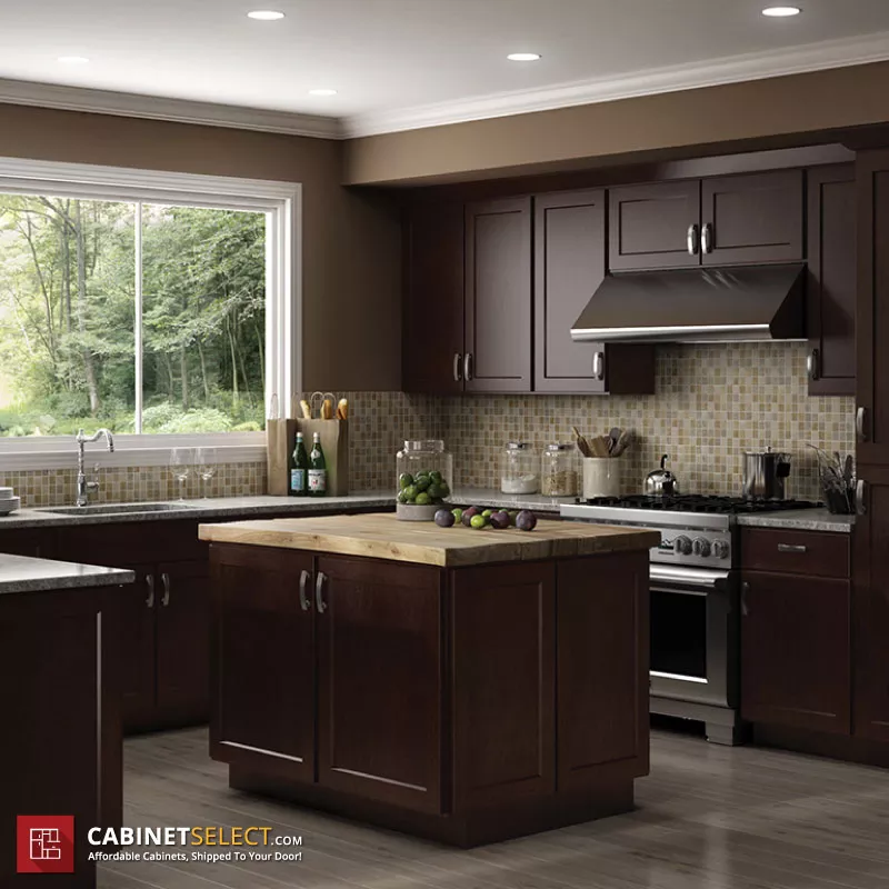 30 Stunning Brown Kitchen Cabinet Ideas | CabinetSelect.com