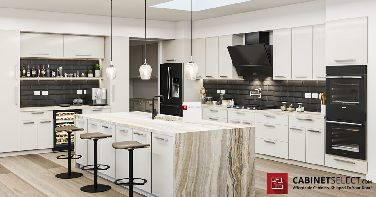 High Gloss Kitchen Cabinets | CabinetSelect.com