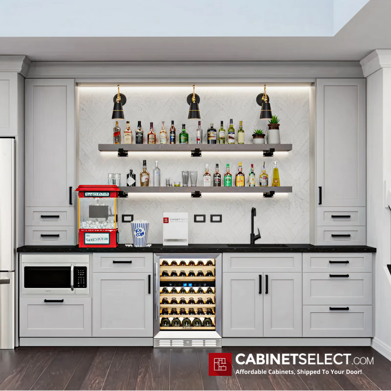 7 Best Kitchenette Ideas For Small Spaces and Basements - CabinetSelect.com