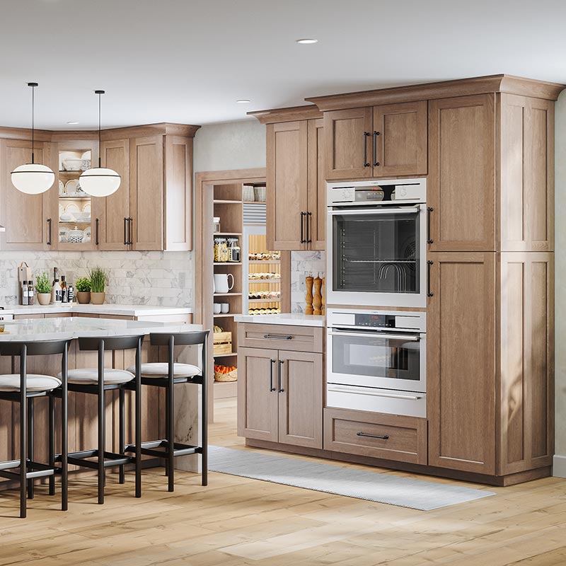 Toffee Shaker Kitchen Cabinets | CabinetSelect.com